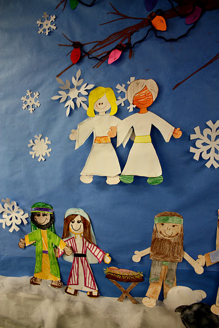 Nativity Paper Dolls for Christmas- The Red Headed Hostess