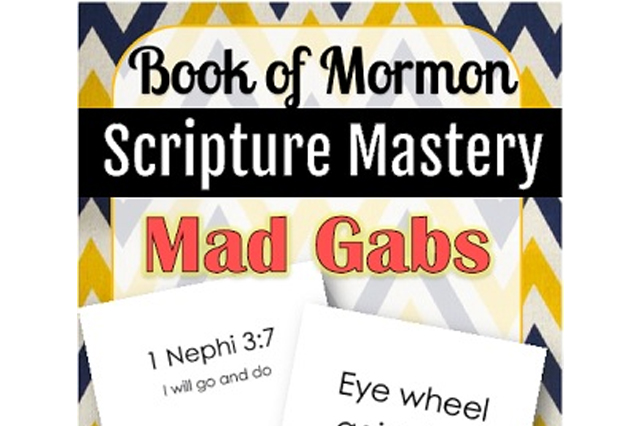 Scripture Mastery Mad Gabs! The Red Headed Hostess