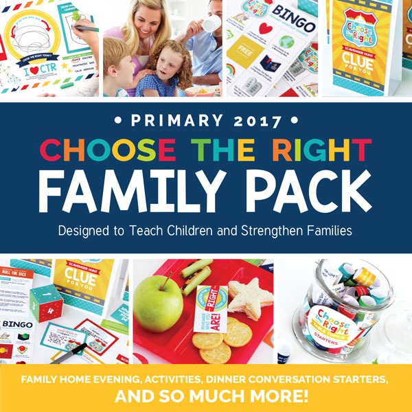 2017 LDS Primary Theme Family Pack - The Red Headed Hostess