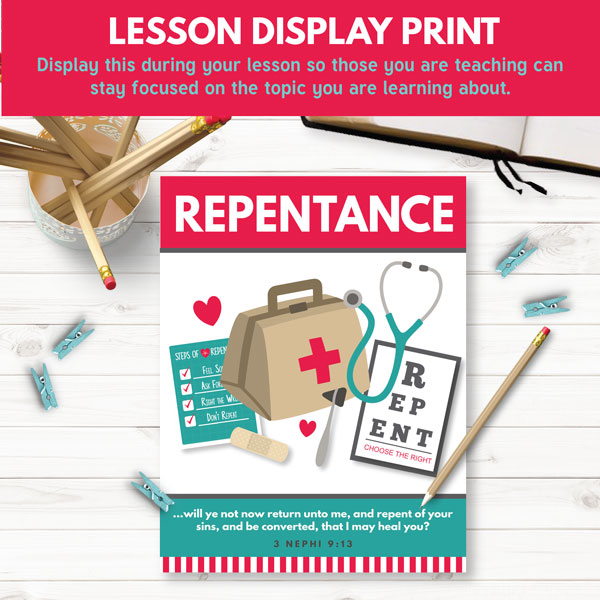 Choose the Right B: Lesson 10 – Repentance - The Red Headed Hostess