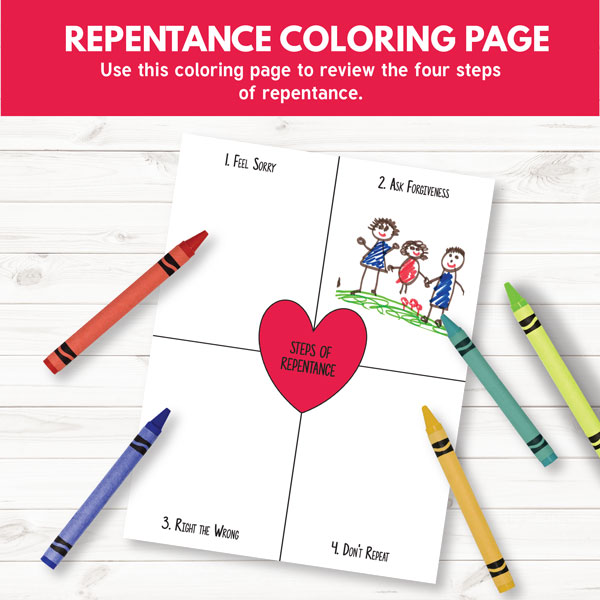 Choose the Right B: Lesson 10 – Repentance - The Red Headed Hostess