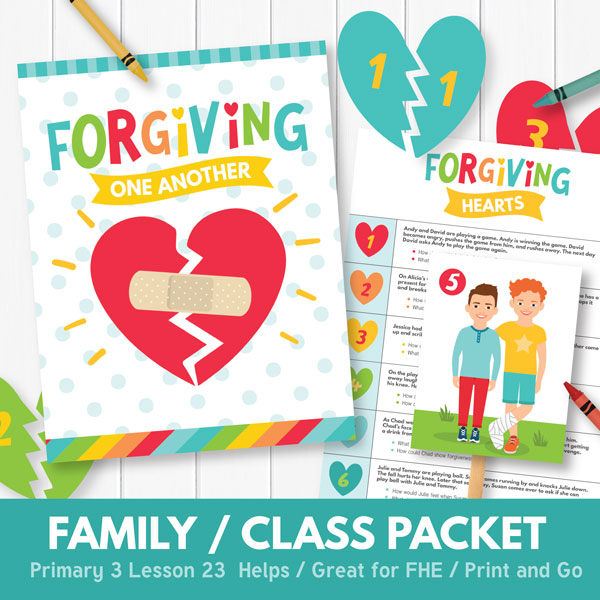 Choose the Right B: Lesson 23 – Forgiving One Another - The Red Headed ...