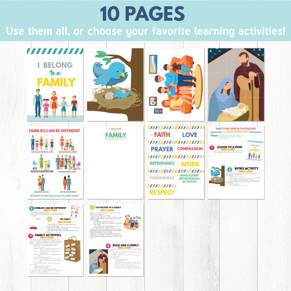 Primary 1 Lesson 23: I Belong to a Family - The Red Headed Hostess