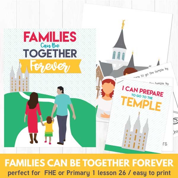 Lds Primary Clipart Families Are Forever Families Can Be Together