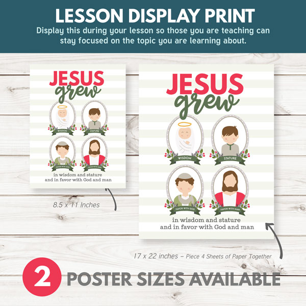 Primary Sharing Time 2017: Jesus Grew in Wisdom and Stature and in ...