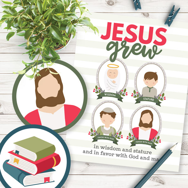 Primary Sharing Time 2017: Jesus Grew in Wisdom and Stature and in ...