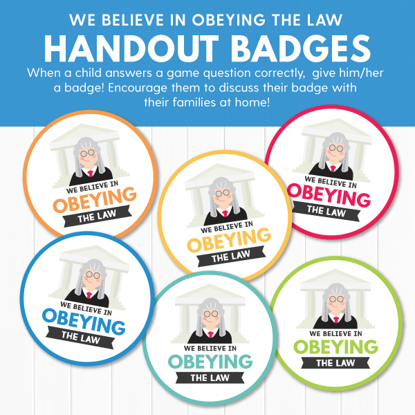 Primary 2 (CTR) Lesson 31: I Will Obey The Law - The Red Headed Hostess