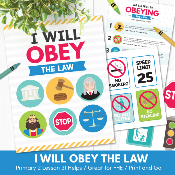 Primary 2 CTR Lesson 31 I Will Obey The Law The Red Headed Hostess primary-2-ctr-lesson-31-i-will-obey-the-law-the-red-headed-hostess