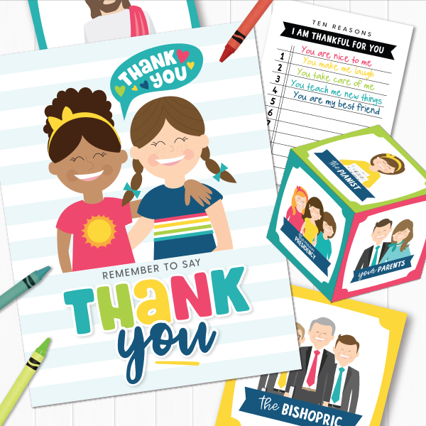Primary 2 (CTR) Lesson 25: Remember to Say "Thank You" - The Red Headed ...