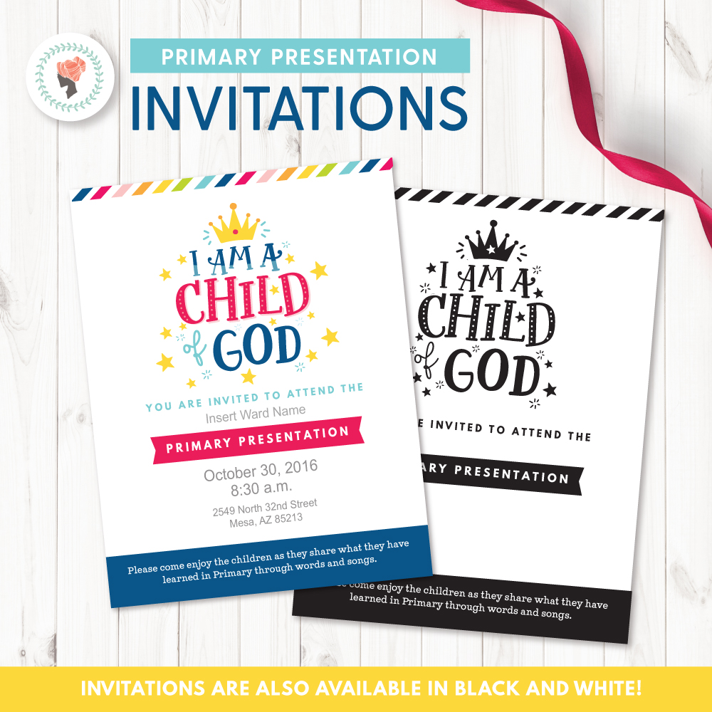 2018 LDS Primary Presentation Kit: I Am a Child of God - The Red Headed ...
