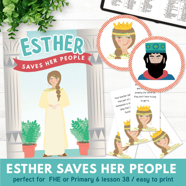 Primary 6 Lesson 38: Esther Saves Her People - The Red Headed Hostess