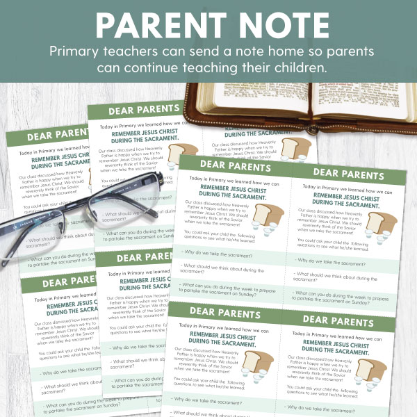 Primary 2 (CTR) Lesson 38: I Will Remember Jesus Christ During the ...