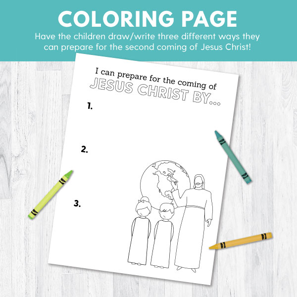 Primary 2 (CTR) Lesson 43: Jesus Christ Will Come Again - The Red ...