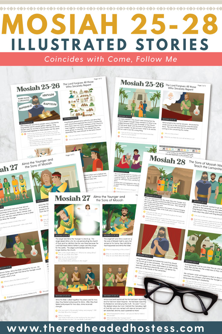 Come, Follow Me – Book of Mormon: Mosiah 25-28 - The Red Headed Hostess