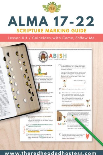 Come, Follow Me – Book of Mormon: Alma 17-22 - The Red Headed Hostess