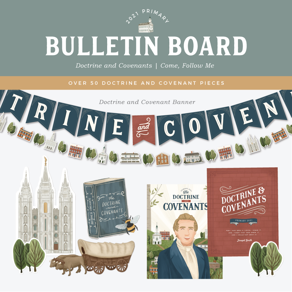 2021 Primary – Doctrine and Covenant: Bulletin Board Kit - The Red ...