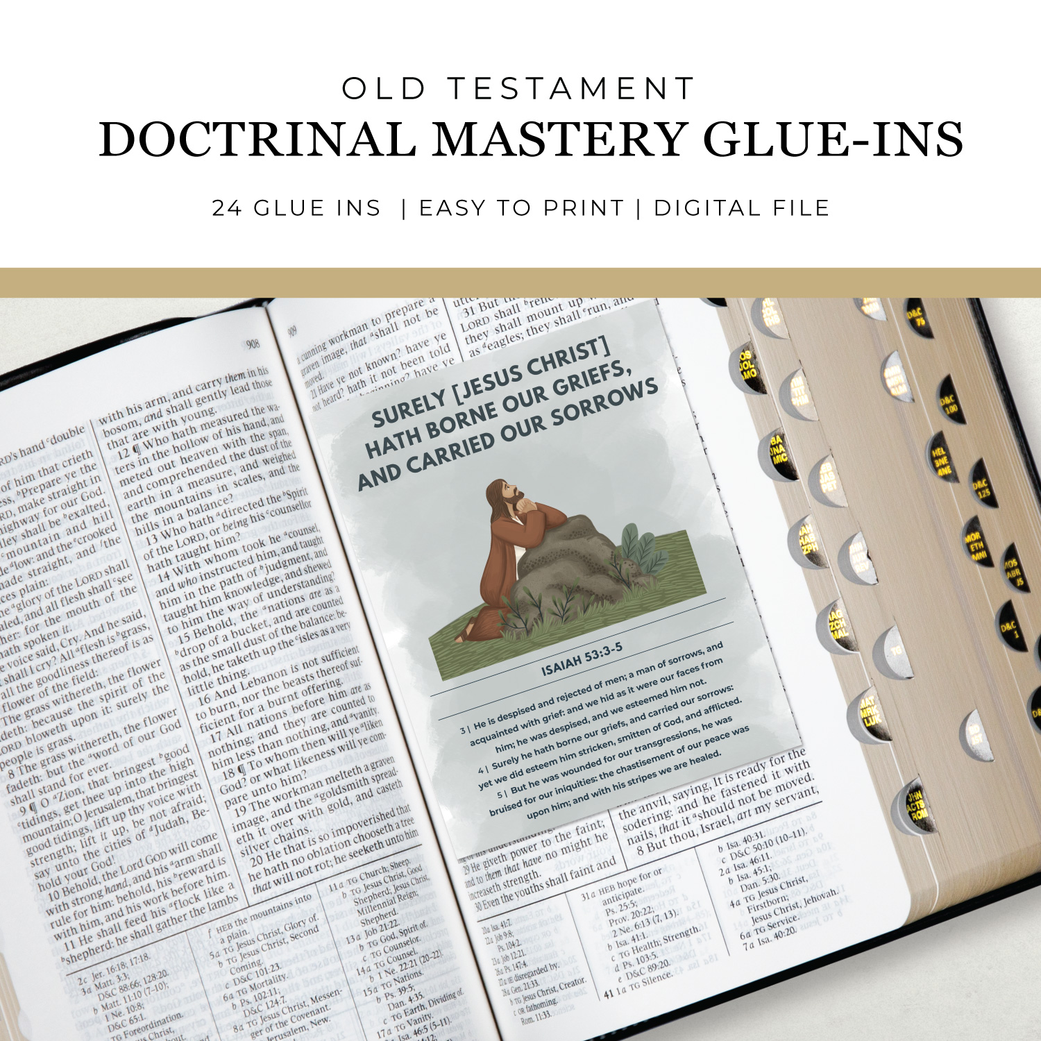 Old Testament Doctrinal Mastery - Scripture Glue-Ins (PDF Download ...