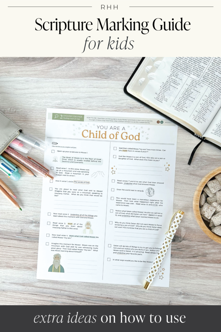 Weekly Scripture Kits - how to use - The Red Headed Hostess