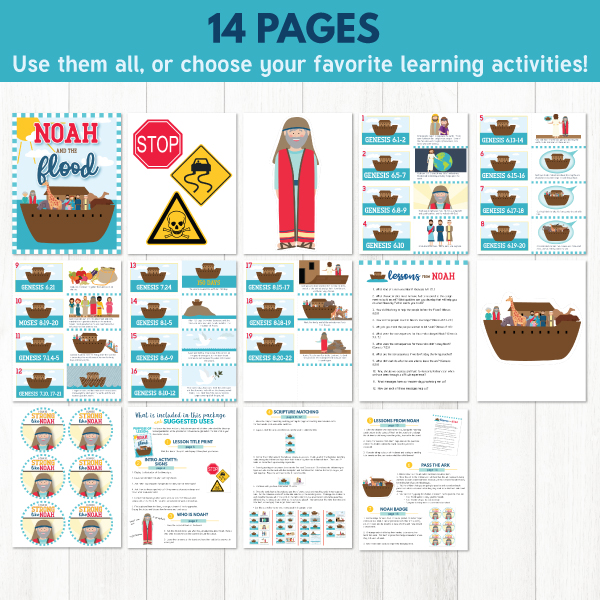 Primary 6 Lesson 8: Noah and the Flood - The Red Headed Hostess