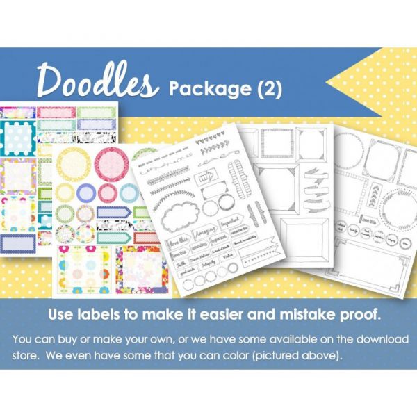 More Doodle Sample Pages- The Red Headed Hostess