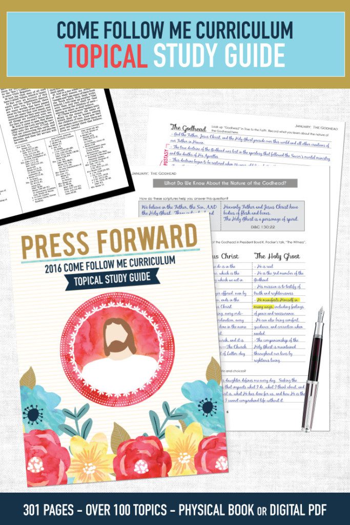 2016 Come Follow Me Curriculum Topical Study Guide