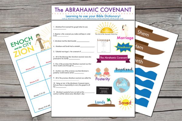 Children Old Testament Study Pages and Learning Activities