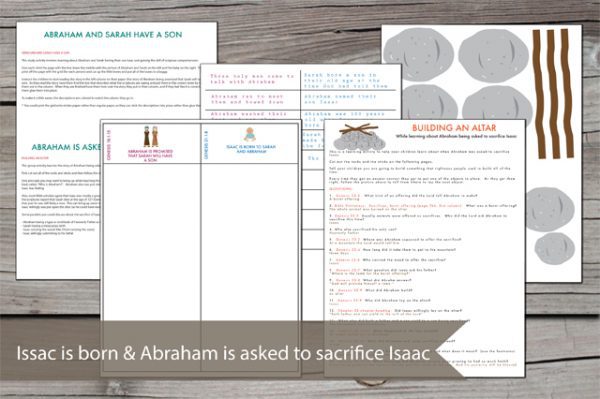 Children Old Testament Study Pages and Learning Activities