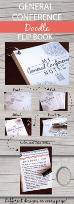 General Conference Doodle Flip Book