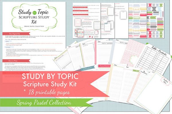 Build Your Own Scripture Study Kits- The Red Headed Hostess