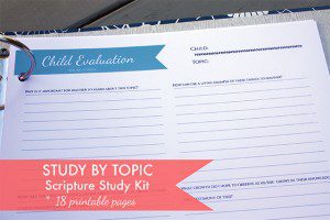 Build Your Own Scripture Study Kits- The Red Headed Hostess