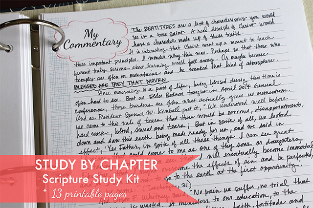 Build Your Own Scripture Study Kits- The Red Headed Hostess