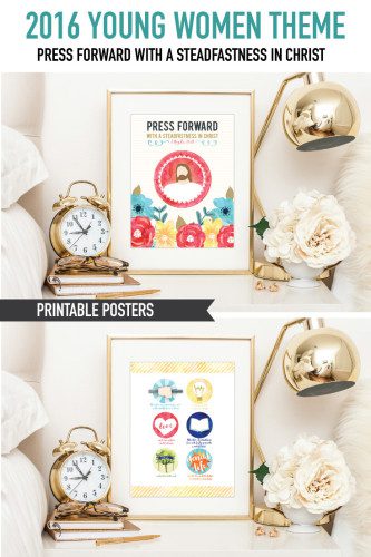 2016 LDS Mutual Theme: Press Forward