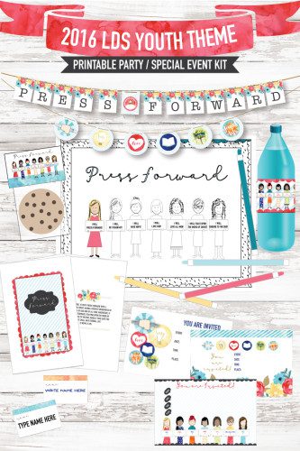 2016 LDS Mutual Theme: Press Forward