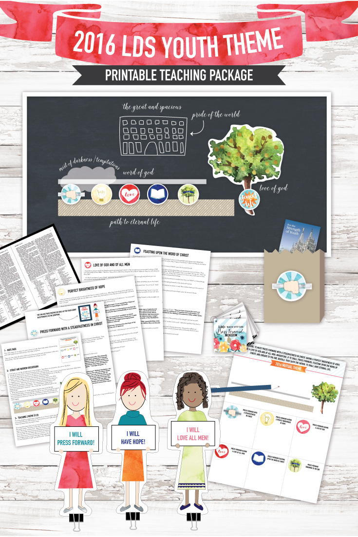 2016 LDS Mutual Theme: Press Forward