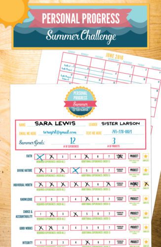 FREE Personal Progress Summer Program - The Red Headed Hostess