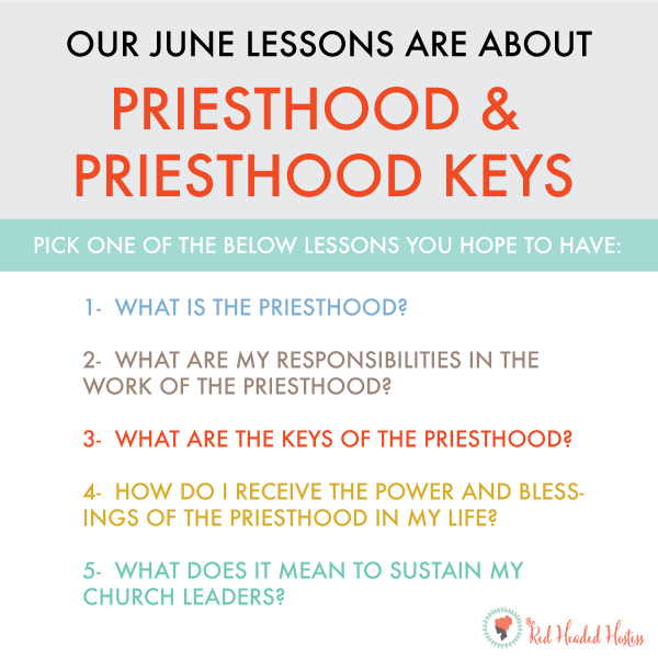 What is the Priesthood? June Come Follow Me