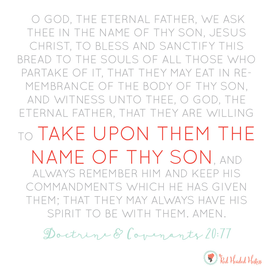 What Does it Mean to Take Upon Myself the Name of Jesus Christ?