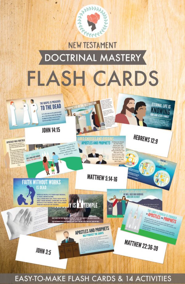 New Testament Doctrinal Mastery Passages Posters, Flash Cards...