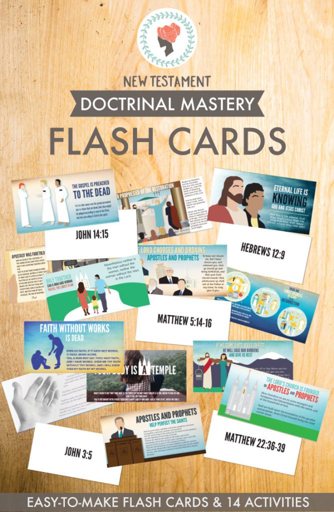 New Testament Doctrinal Mastery Passages Posters, Flash Cards...