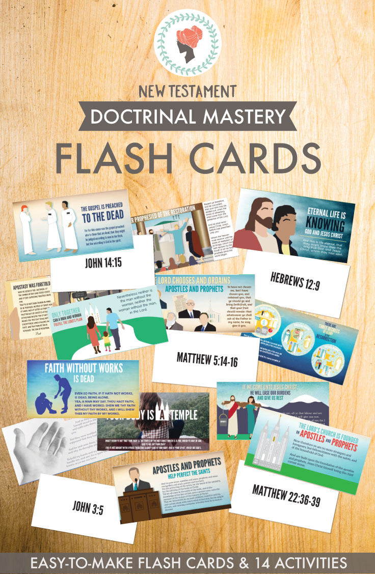 New Testament Doctrinal Mastery Passages Posters, Flash Cards...