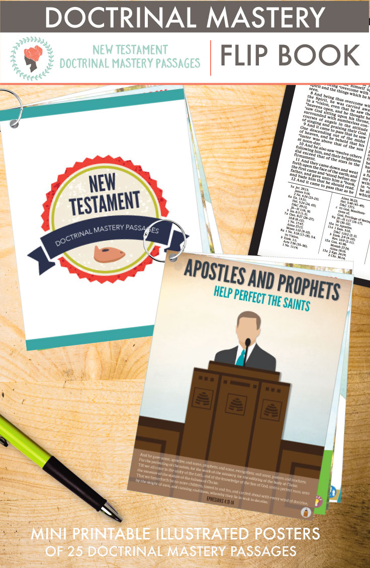 New Testament Doctrinal Mastery Passages Posters, Flash Cards...