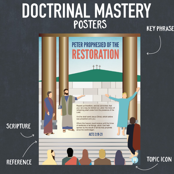New Testament Doctrinal Mastery Passages Posters, Flash Cards...