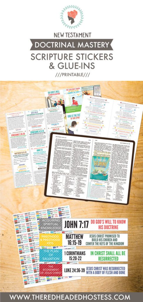 New Testament Doctrinal Mastery Passages Posters, Flash Cards...