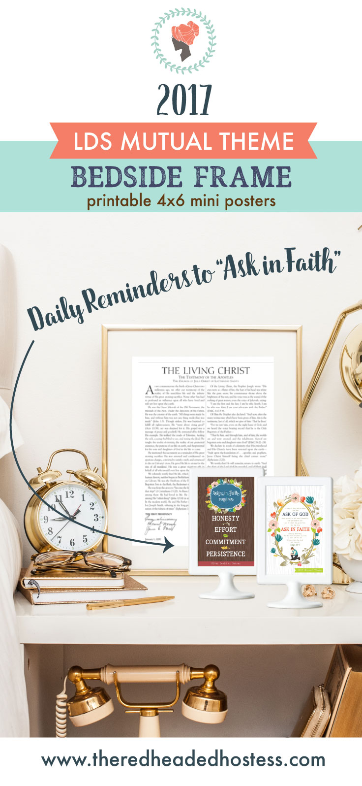 2017 LDS Youth Theme: Ask of God in Faith - The Red Headed Hostess