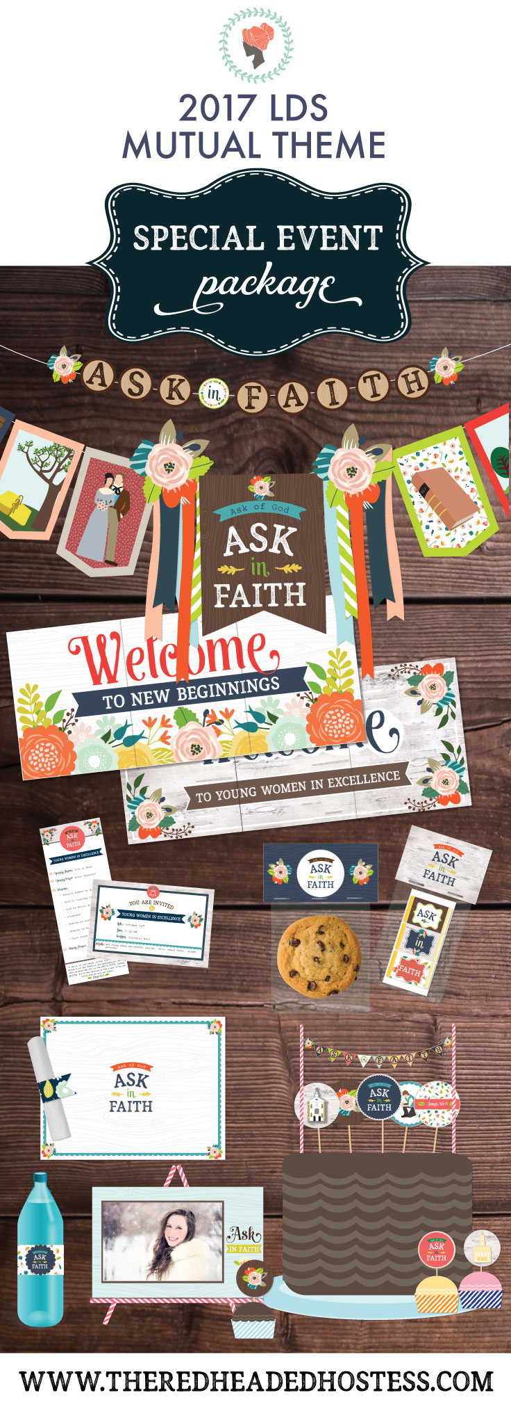 2017 LDS Youth Theme: Ask of God in Faith - The Red Headed Hostess