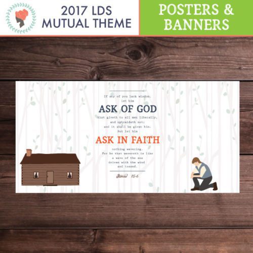 2017 LDS Mutual Theme Posters and Banners (Instant Download) - The Red ...