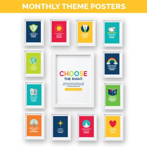 2017 LDS Primary Theme Family Pack - The Red Headed Hostess