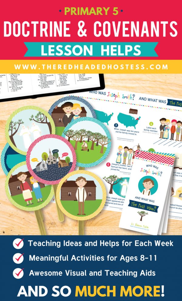 2017 LDS Primary Helps- The Red Headed Hostess