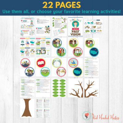 Primary 5 Lesson 1: Joseph Smith and the First Vision - The Red Headed ...