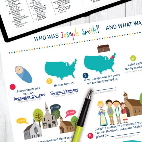 Primary 5 Lesson 1: Joseph Smith and the First Vision - The Red Headed ...